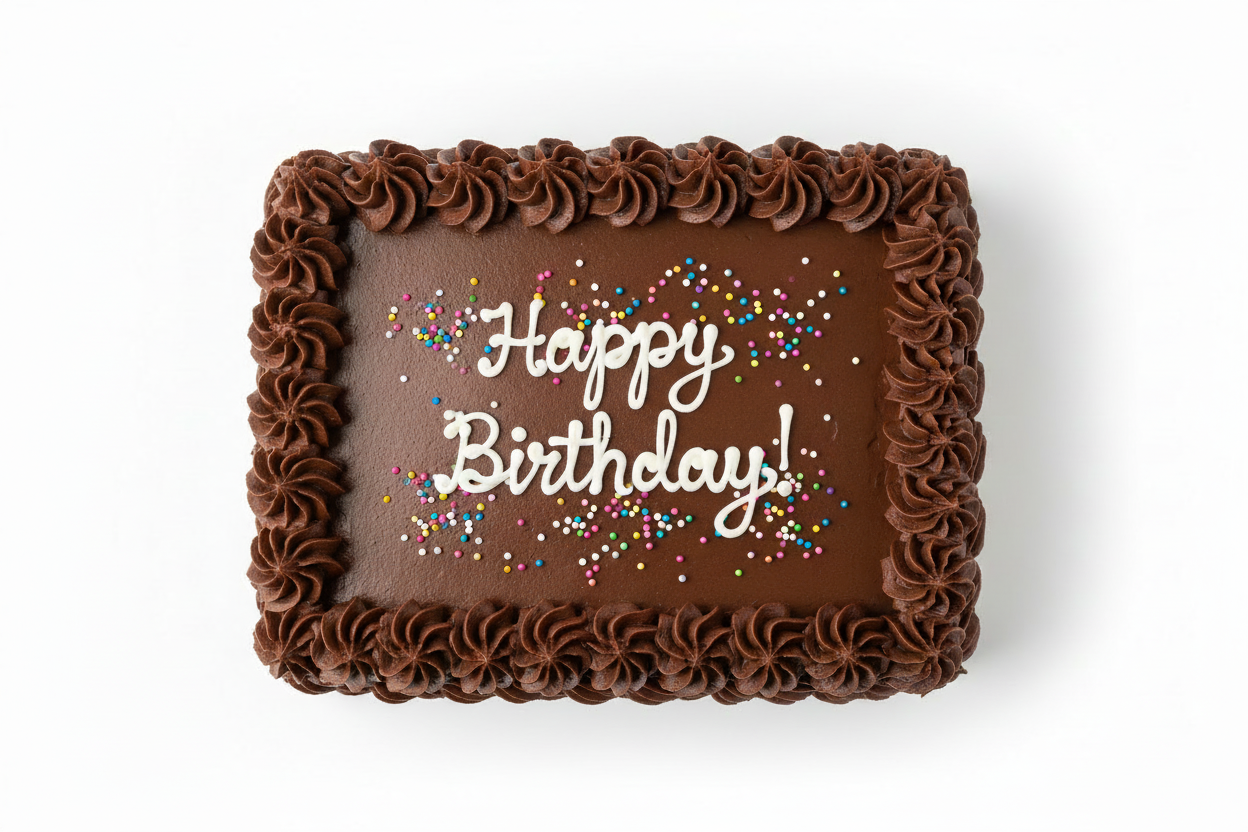 Birthday Cake Sheet Cake – Kupcakerie