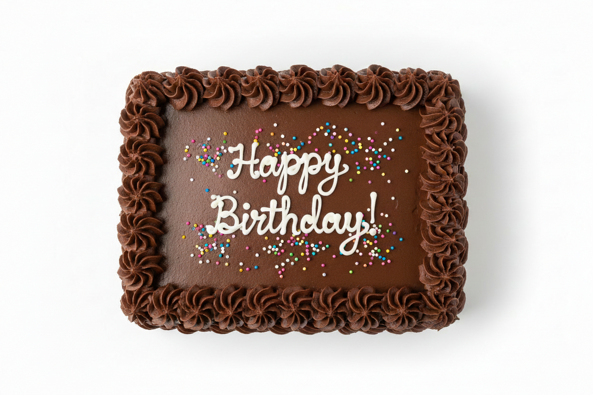 Birthday Cake Sheet Cake – Kupcakerie