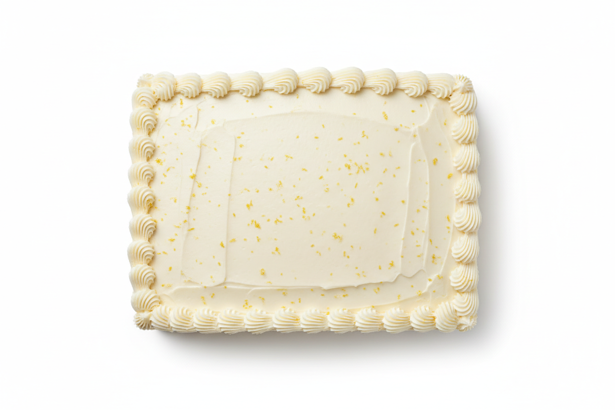 Lemon Sheet Cake – Kupcakerie