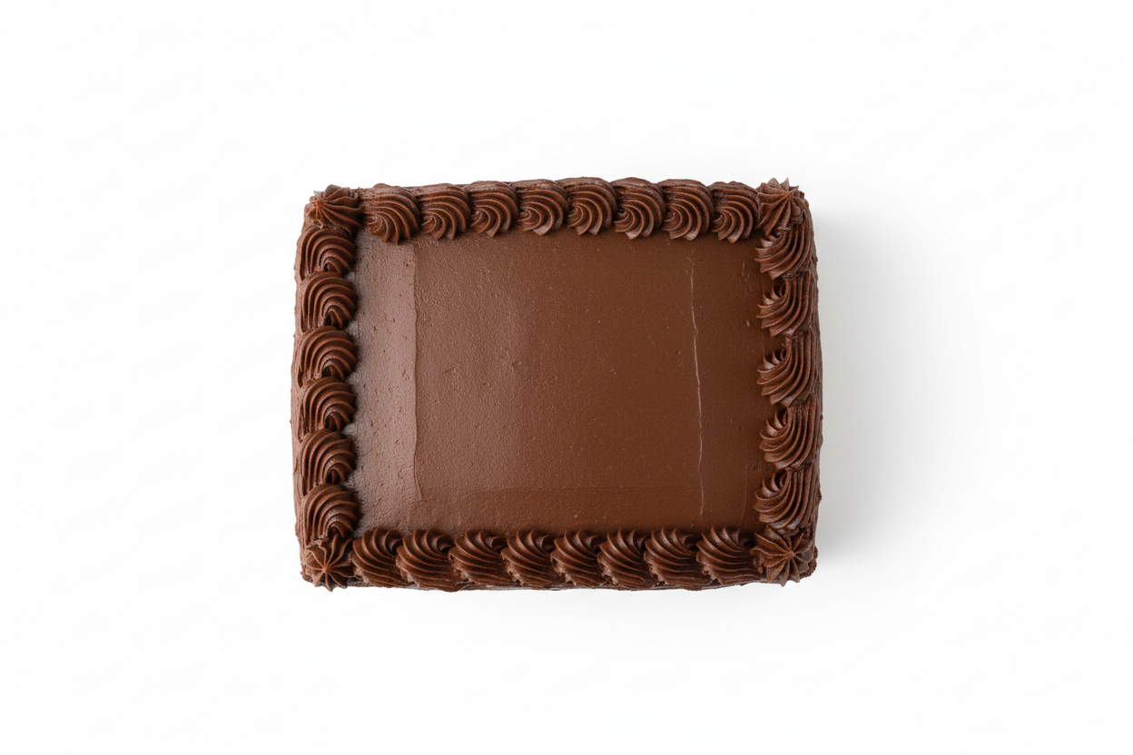 Tall Dark and Handsome Chocolate Sheet Cake – Kupcakerie