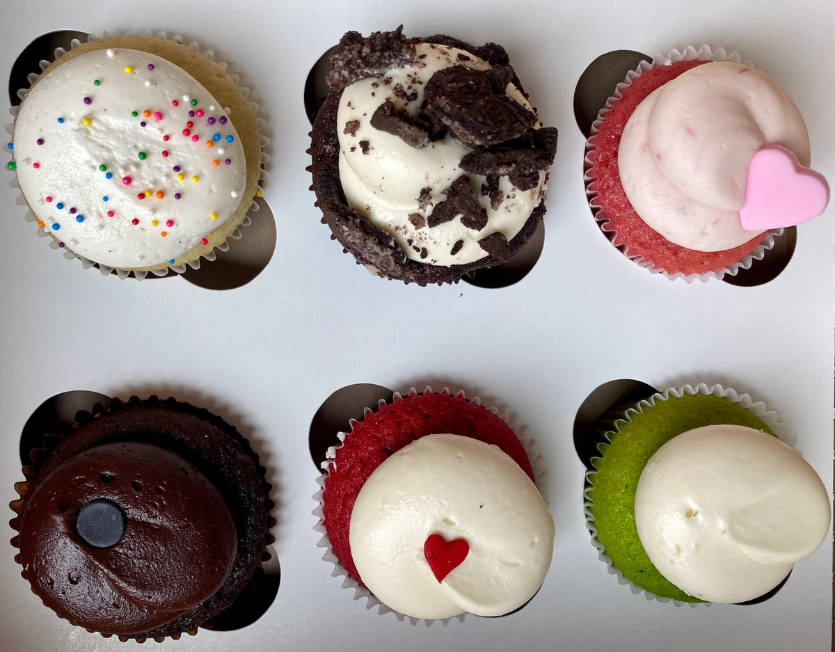 Assorted Half-Dozen Cupcakes – Kupcakerie